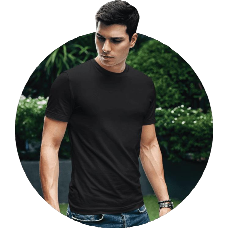 Mens Round Neck T-shirt – TapWell