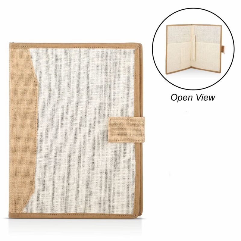 Hard Bound Jute Folder