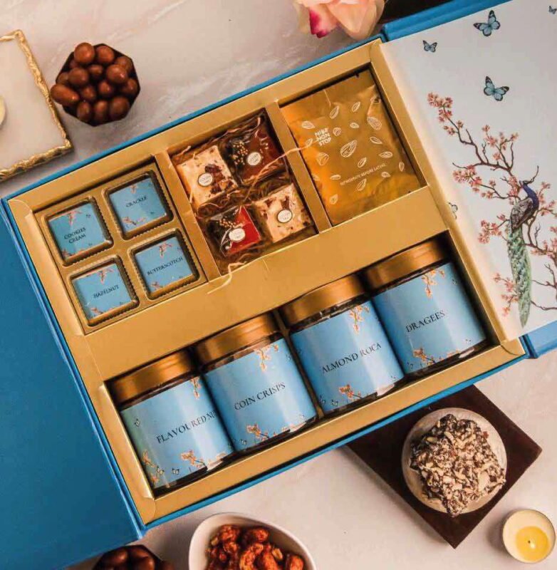 Blue Peacock Box
