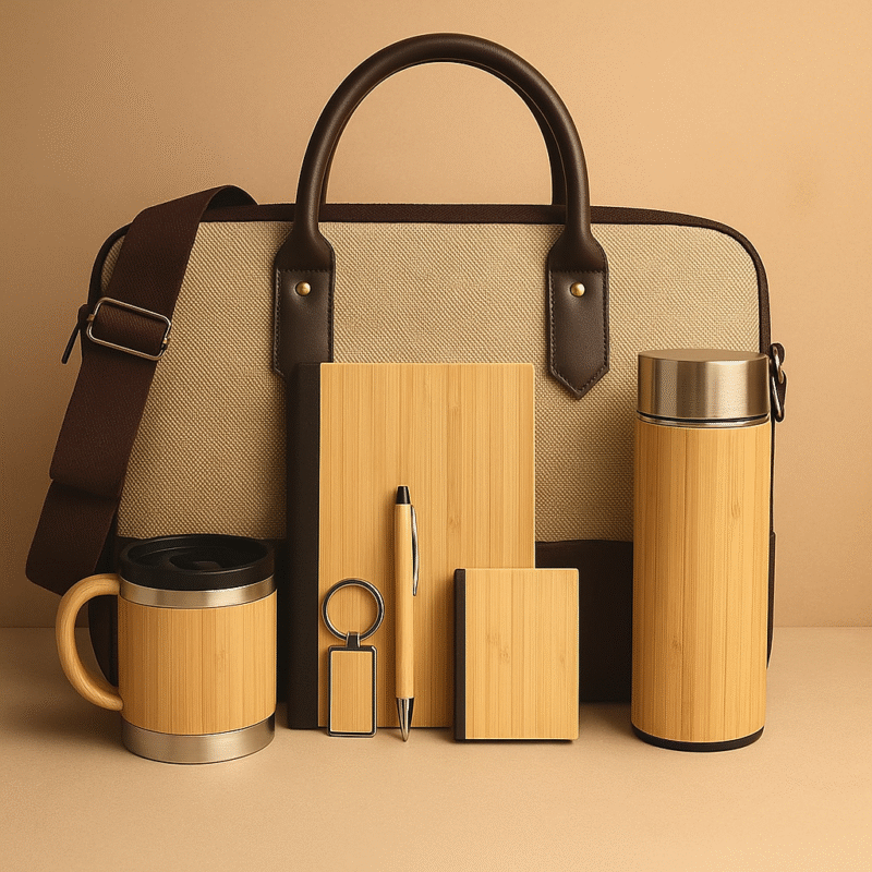 Eco-friendly Bamboo Office Gift Set